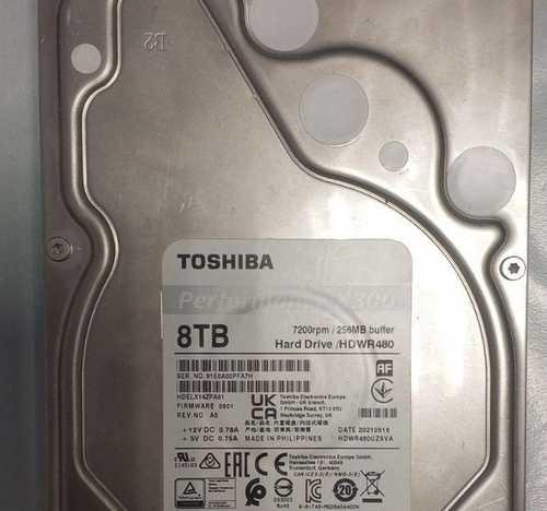 Жёсткий диск Hdd Toshiba Performance X300 8TB