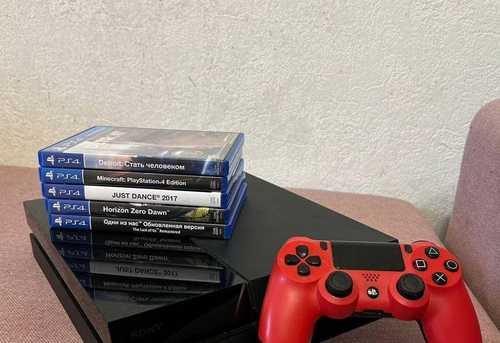 Sony PS4 Fat 500 гб + игры