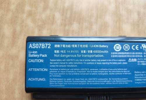 Аккумулятор AS07B72 4800 mAh 14.8V