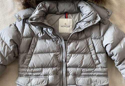 Зимний пуховик moncler (оригинал) 116 см