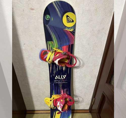 Сноуборд Roxy Ally 139 с креплениями Burton Lexa