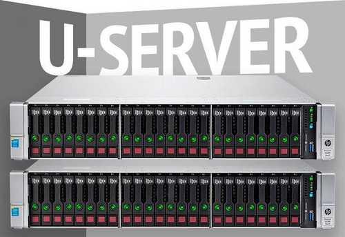 Сервер HP DL380 Gen9 24*2.5 2*2697v3 64Gb P440ar S