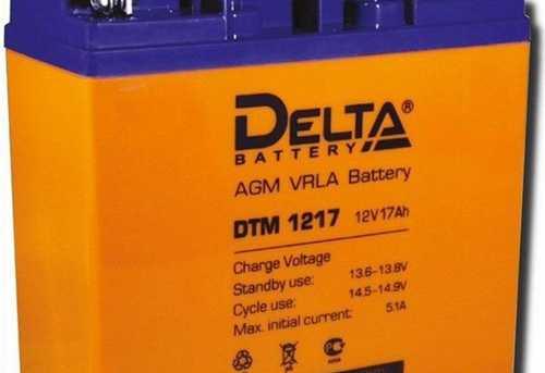 Аккумулятор delta dtm 1217