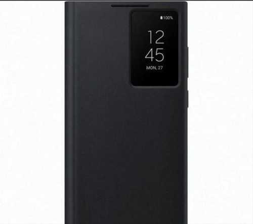 Чехол Samsung Smart Clear View S22 Ultra черный