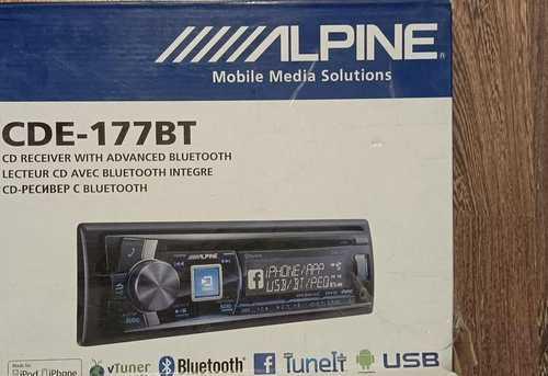 Процессорная магнитола Alpine CDE-177BT