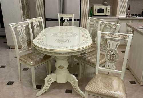 Стол «Лапка» / кухонный стол / стол стулья 1