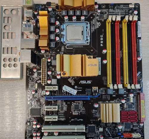 Мат. плата asus P5QC s775 DDR3/DDR2 ATX