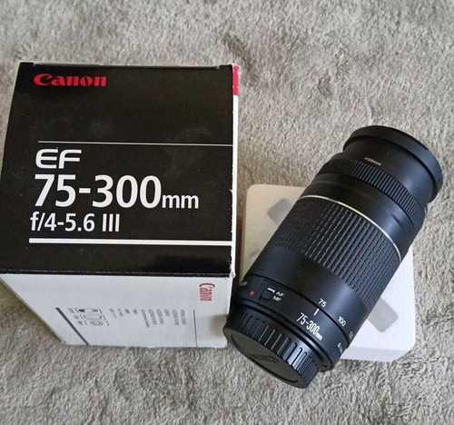 Объектив Сanon EF 75-300