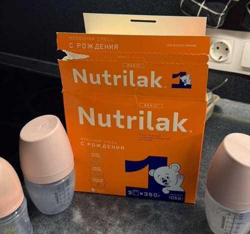 Смесь nutrilak с рождения   бутылочки