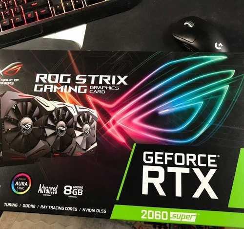 Видеокарта asus ROG Strix GeForce RTX 2060super8GB