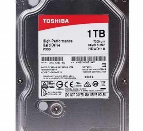 HDD диск Toshiba P300 1TB SATA3 новый
