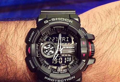 Новые мужские часы casio GA-400-1B