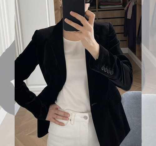 Massimo dutti пиджак бархатный