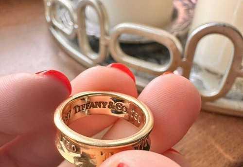 Золотое кольцо tiffany