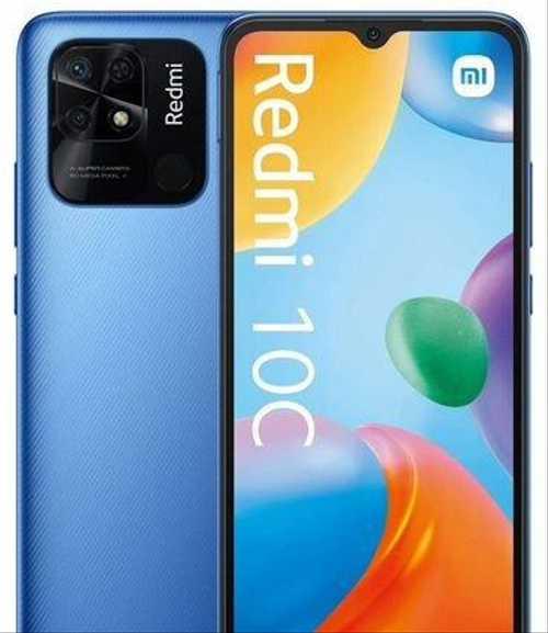 Смартфон Xiaomi Redmi 10C 4/64GB Global, NFC, Blue