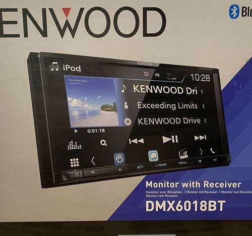 Магнитола 2 din kenwood DMX6018BT