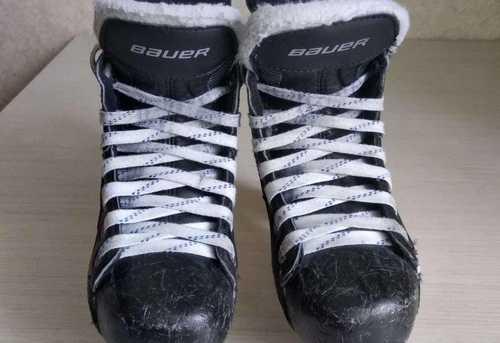 Хоккейные коньки bauer 31 размер