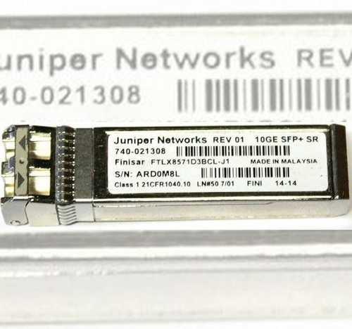 Трансивер 10GE SFP  SR Juniper Networks