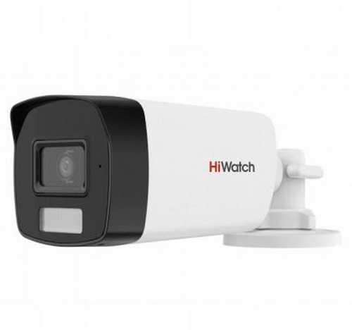 HiWatch DS-T520A (2.8mm) 3К (5Мп 16:9) уличная цилиндрическая HD-TVI камера с гибридной подсветкой e