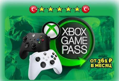 Xbox game pass ultimate на вашу учетку 60608