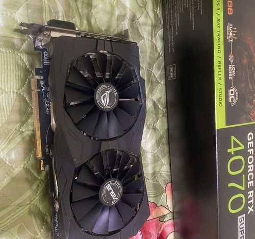 Видеокарта asus ROG Strix Radeon RX570 OC 4GB