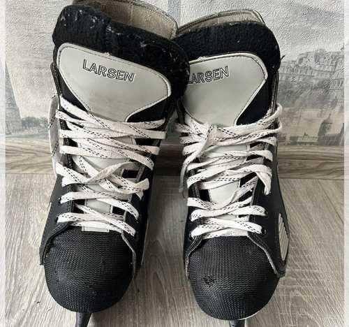 Коньки хокейные Larsen 45. Заточены