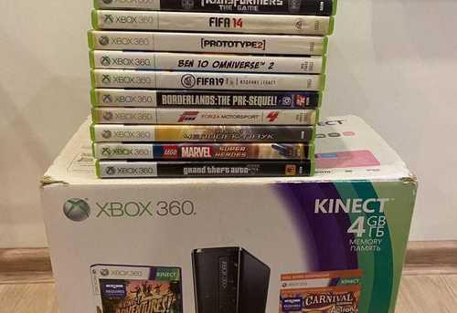 Xbox 360s+12 дисков