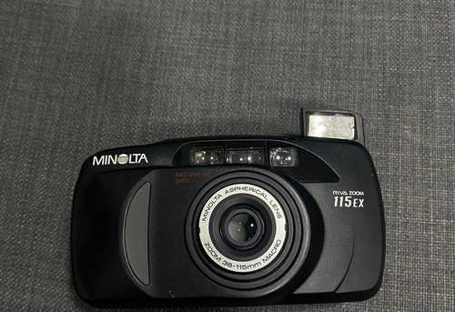 Плёночный фотоаппарат minolta riva zoom 115ex