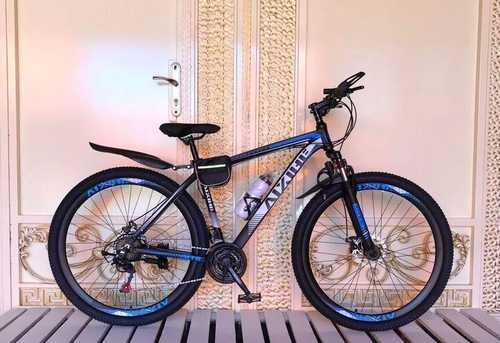 Велосипед горный Черно синий