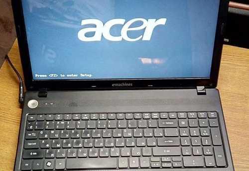 Ноутбук Acer eMachines, мощный, для любых задач