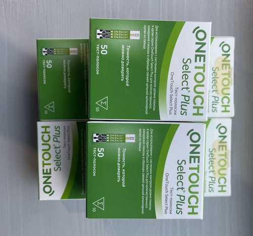 Тест полоски onetouch Select Plus 50 шт