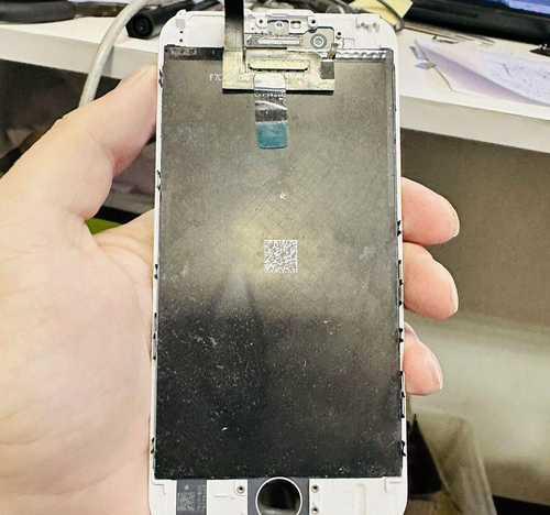 Дисплей iPhone 6 белый оригинал дефект 5