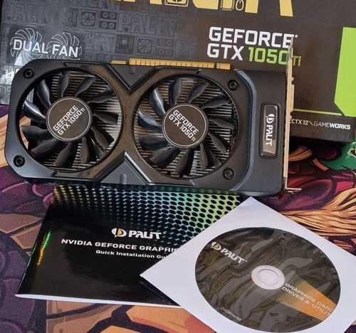 Видеокарта geforce gtx 1050 ti 4gb dual fan