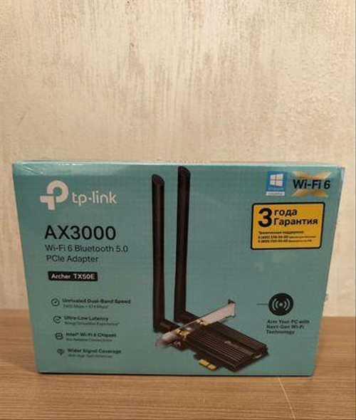 TP-Link Archer TX50E WiFi + Bluetooth AX3000 PCI