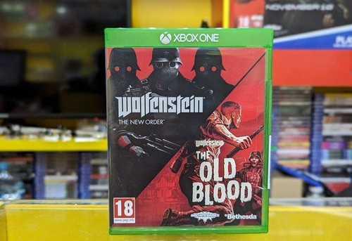 Wolfenstein New Order + Old Blood xbox ONE рус бу