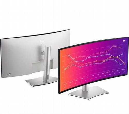 Изогнутый IPS-монитор Dell U3821DW Серебро