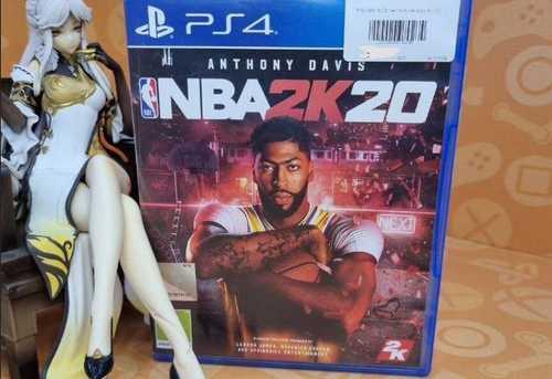 PS4 NBA 2K20 (английская версия) б/у