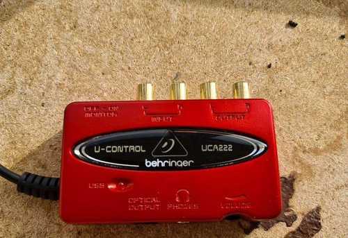 Звуковая карта Behringer u control uca222