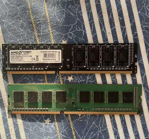 Оперативная память DDR3 4GB 1600