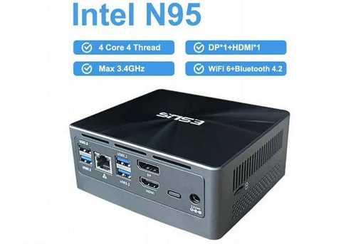 Новый мини пк Intel 12gen N95 Barebone 0Gb\0Gb