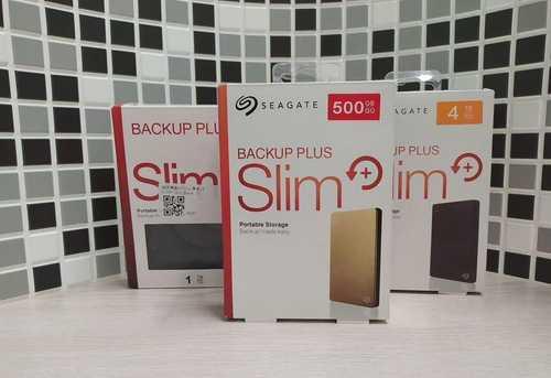 Новый внешний Seagate Backup Plus Slim 1Tb 2TB 4TB