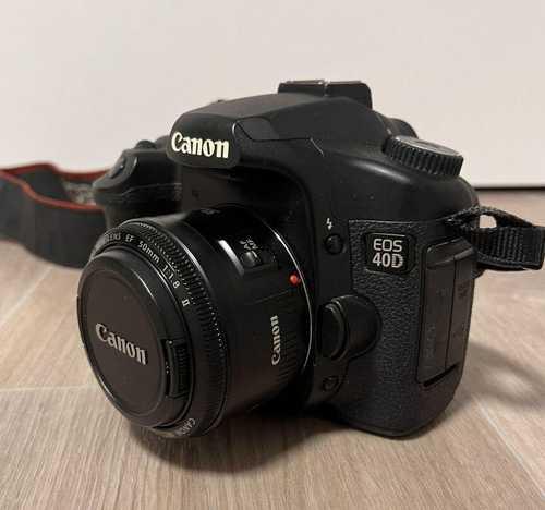 Фотоаппарат canon 40d с объективом