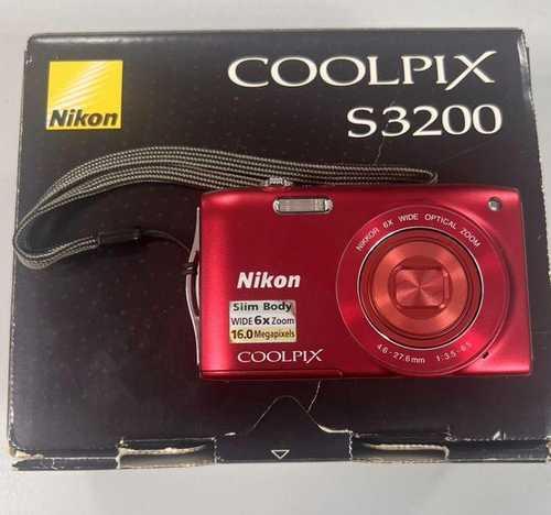 Компактный фотоаппарат Nikon coolpix s3200