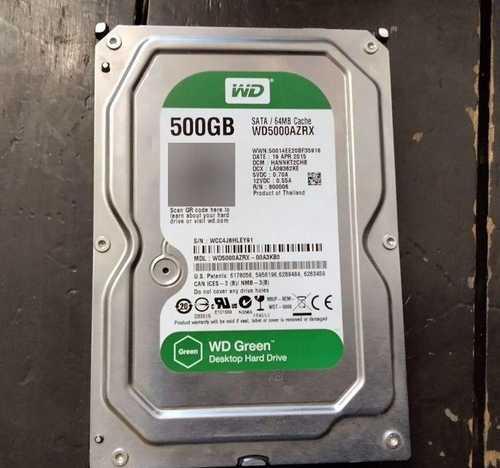 Hdd 500gb 3.5 wd green