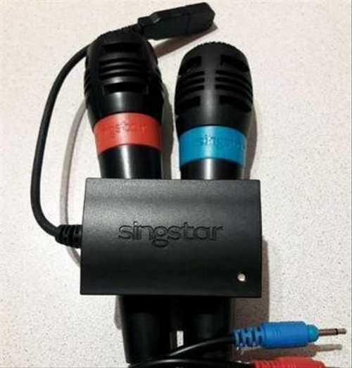 Микрофоны проводные USB адаптером Singstar PS4 итд