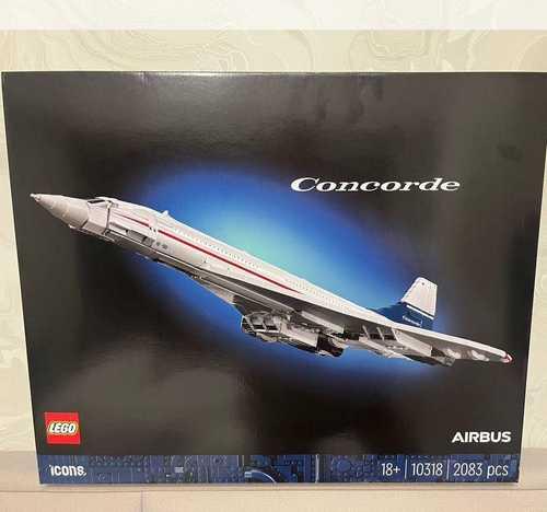 Конструктор lego Icons 10318 Concorde Самолет Конк