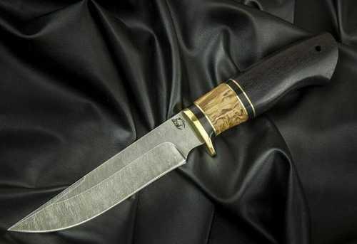 Нож Лис из Дамаской стали 1200 слоев