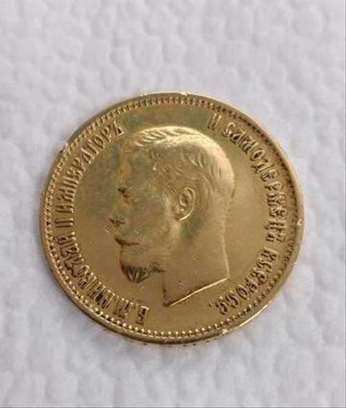 Монета 1899 год золото