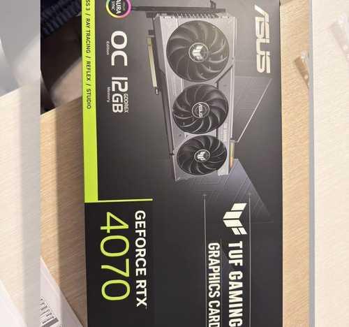 Видеокарта asus rtx 4070