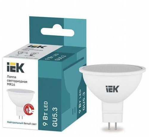 Светодиодные лампочки IEK LLE-MR16-9-230-40-GU5